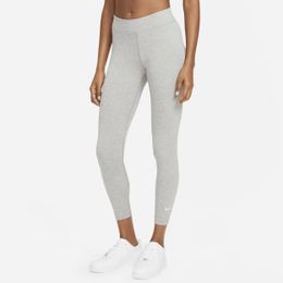 Nike Sportswear Essential 7/8-Leggings mit mittelhohem Bund für Damen - Grau