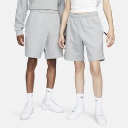 Nike Solo Swoosh Fleece-Shorts - Grau
