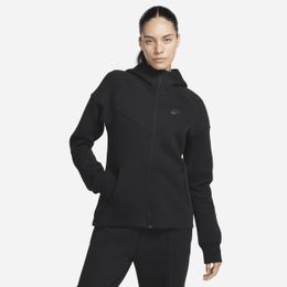 Nike Sportswear Tech Fleece Windrunner Damen-Hoodie mit durchgehendem Reißverschluss - Schwarz