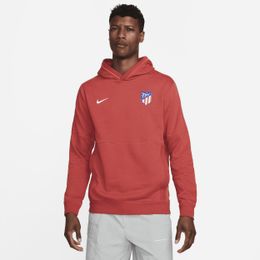 Nike Atlético Madrid Travel Fleece-Fußball-Hoodie für Herren - Rot