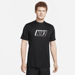 Nike Academy Dri-FIT Kurzarm-Fußballoberteil für Herren - Schwarz