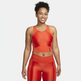 Nike Pro Dri-FIT Kurztanktop für Damen - Rot