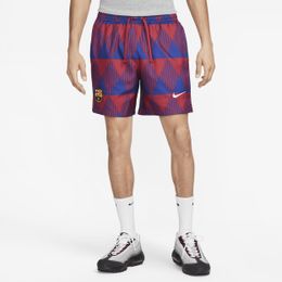 FC Barcelona Flow Nike Fußballshorts mit Grafik für Herren - Rot