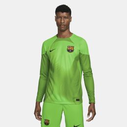 FC Barcelona 2022/23 Stadium Goalkeeper Nike Dri-FIT Fußballtrikot für Herren - Grün