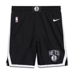 Brooklyn Nets Icon Edition Nike NBA Swingman Shorts für Herren - Schwarz