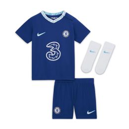 Nike Chelsea FC 2022/23 Home Fußballtrikot-Set für Babys - Blau