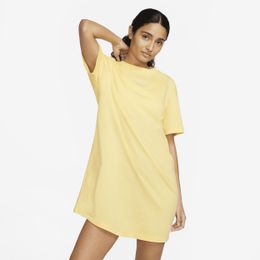 Nike Sportswear Chill Knit extragroßes T-Shirt-Kleid für Damen - Braun