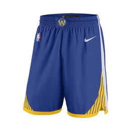 Golden State Warriors Icon Edition Nike NBA Swingman Shorts für Herren - Blau