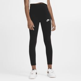 Nike Sportswear Favorites Leggings mit hohem Taillenbund für ältere Kinder (Mädchen) - Schwarz