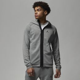 Jordan Dri-FIT Sport Air-Fleece-Hoodie für Herren mit durchgehendem Reißverschluss - Grau