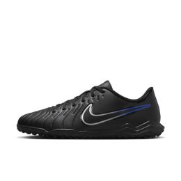 Nike Tiempo Legend 10 Club Low-Top-Fußballschuh für Turf - Schwarz