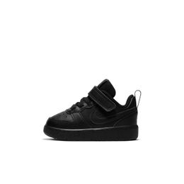 Nike Court Borough Low 2 Schuh für Babys und Kleinkinder - Schwarz