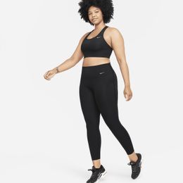 Nike Universa 7/8-Leggings mit Taschen, mittlerem Halt und hohem Bund für Damen - Schwarz