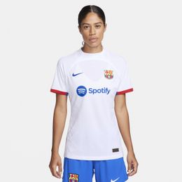 FC Barcelona 2023/24 Match Away Nike Dri-FIT ADV Fußballtrikot für Damen - Weiß