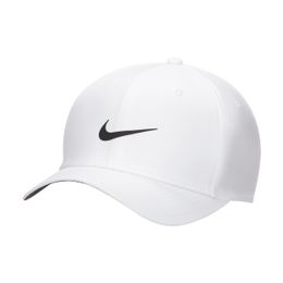 Nike Dri-FIT Rise strukturierte Snapback-Cap - Weiß