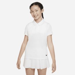 Nike Dri-FIT Victory Golf-Polo für ältere Kinder (Mädchen) - Weiß