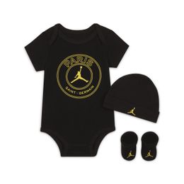 Nike Paris Saint-Germain Bodysuit Box Set Bodysuit-Set für Babys (0–6 M) - Schwarz