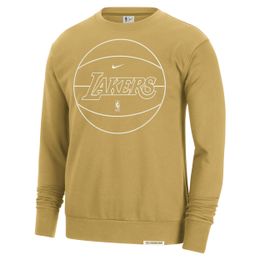 Los Angeles Lakers Standard Issue Nike Dri-FIT NBA-Sweatshirt für Herren - Braun