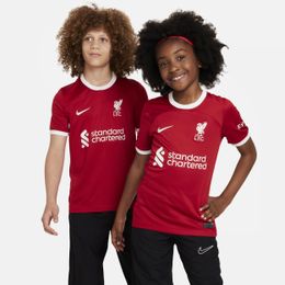 Liverpool FC 2023/24 Stadium Home Nike Dri-FIT Fußballtrikot für ältere Kinder - Rot