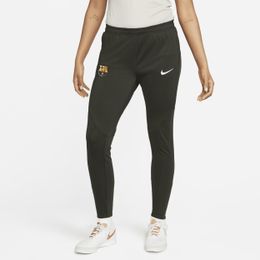 FC Barcelona Strike Nike Dri-FIT Strick-Fußballhose für Damen - Grün