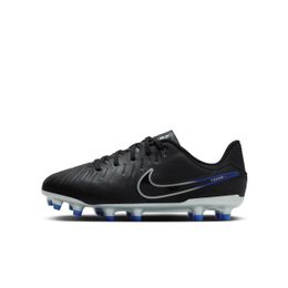 Nike Jr. Tiempo Legend 10 Academy Low Top Fußballschuh für verschiedene Böden für jüngere/ältere Kinder - Schwarz