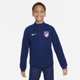 Nike Atlético Madrid Academy Pro Strick-Fußballjacke für ältere Kinder - Blau