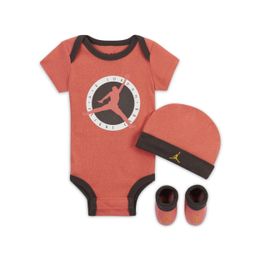 Jordan MVP 3-Piece Box Set dreiteiliges Bodysuit-Box-Set für Babys - Orange