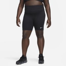 Nike Sportswear Classic Bike-Shorts mit hohem Taillenbund für Damen (ca. 20,5 cm) - Schwarz