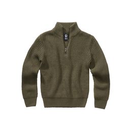 Brandit Pullover 'Marine' Jungen Gr&ouml;&szlig;e 146/152 oliv