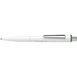 Schneider Kugelschreiber K3 Biosafe weiß Schreibfarbe grün, 10 St.
