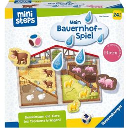 Ravensburger Spiel, ministeps® Unser Bauernhof-Spiel, Made in Europe, FSC® - schützt Wald - weltweit, bunt