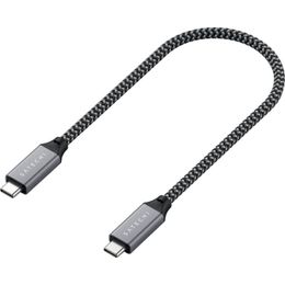 Satechi USB4 C-to-C 25cm USB-Kabel, USB-C (25 cm), grau
