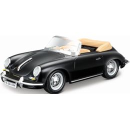 Bburago Sammlerauto Porsche 356B Cabrio (1961), Maßstab 1:24, schwarz