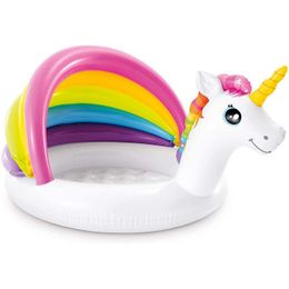 Intex Schwimmbecken Intex Einhorn Baby Pool Planschbecken 127 x 102 x 69 cm