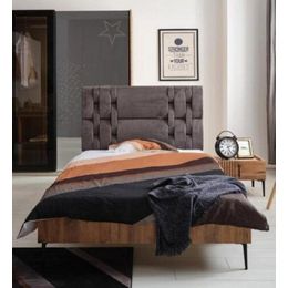 JVmoebel Schlafzimmer-Set Luxus Schlafzimmer Nachttisch Betten Bett 2tlg Komplett Set Design