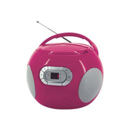 Soundmaster SCD2120PI Boombox tragbares Radio CD-Player Hörbuch Kinder Senioren Boombox