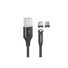 COFI 1453 Magnetisches Kabel für USB-C und Micro Lade- und Synchronisationskabel USB-Ladegerät