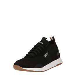 BOSS Sneaker 'Titanium' Herren Gr&ouml;&szlig;e 42 hellbeige / schwarz / wei&szlig;