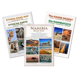 Das komplette Kartenset NAMIBIA (3-teilig) - Claudia Du Plessis, Wynand Du Plessis, Geheftet