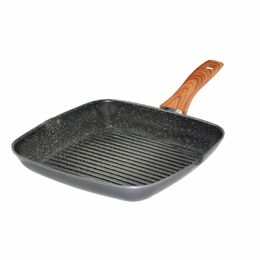 Stoneline&reg; Back to Nature Grillpfanne 28 x 28 cm, mit 2 Ausg&uuml;ssen