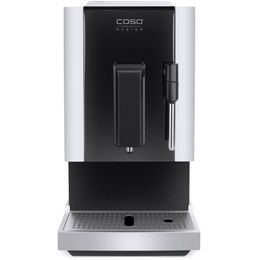 CASO GERMANY Exzellent: Caso Café Crema One Kaffeevollautomat | schwarz/silber