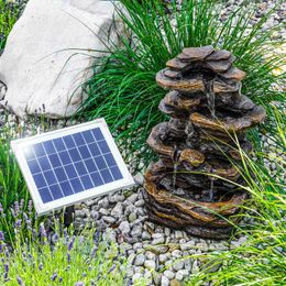 Esotec - Solar Gartenbrunnen Springbrunnen Wasserspiel Kaskaden Deko Solarbrunnen 101313