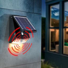 Solar Sensor Wandstrahler 500 lm Außenleuchte Wandleuchte Schilderleuchte Garten Esotec 102270
