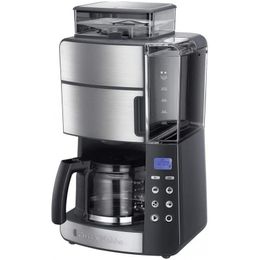 Grind&Brew Glas-Kaffeemaschine Edelstahl-Schwarz - Russell Hobbs