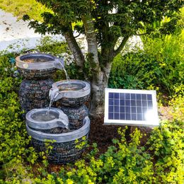 Esotec - Solar Gartenbrunnen Springbrunnen Wasserspiel Garten Solarbrunnen 101311