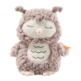 Steiff - Kuscheltier SOFT CUDDLY FRIENDS OLLIE EULE (23 cm) in rosébraun