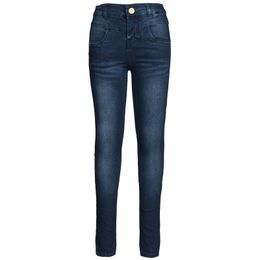 name it - Jeans-Hose NKFPOLLY Skinny Fit in dark blue denim, Gr.164