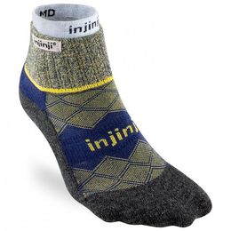 injinji - Women's Liner + Runner Mini-Crew - Laufsocken Unisex XS/S | EU 35-40 grau