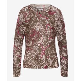 Brax Damen Pullover Style LISA, Khaki, Gr. 36