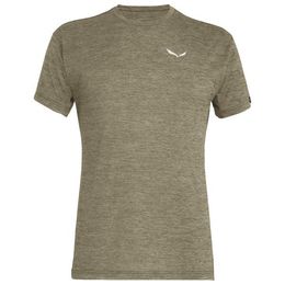 Salewa - Puez Melange Dry S/S Tee - T-Shirt Gr 46 oliv